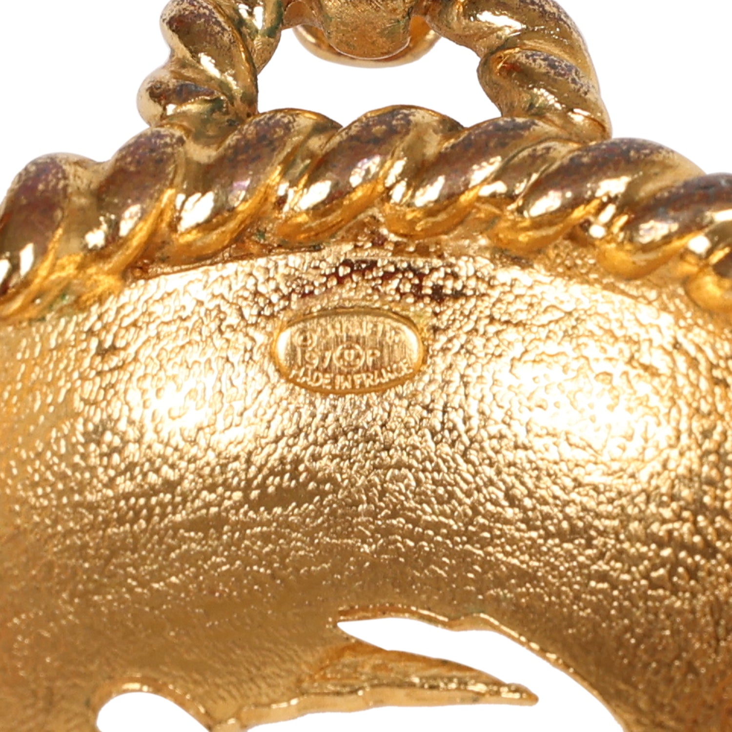 Vintage Chanel 24K Gold Plated Round Cutout Lucky Charms Chain Belt ...