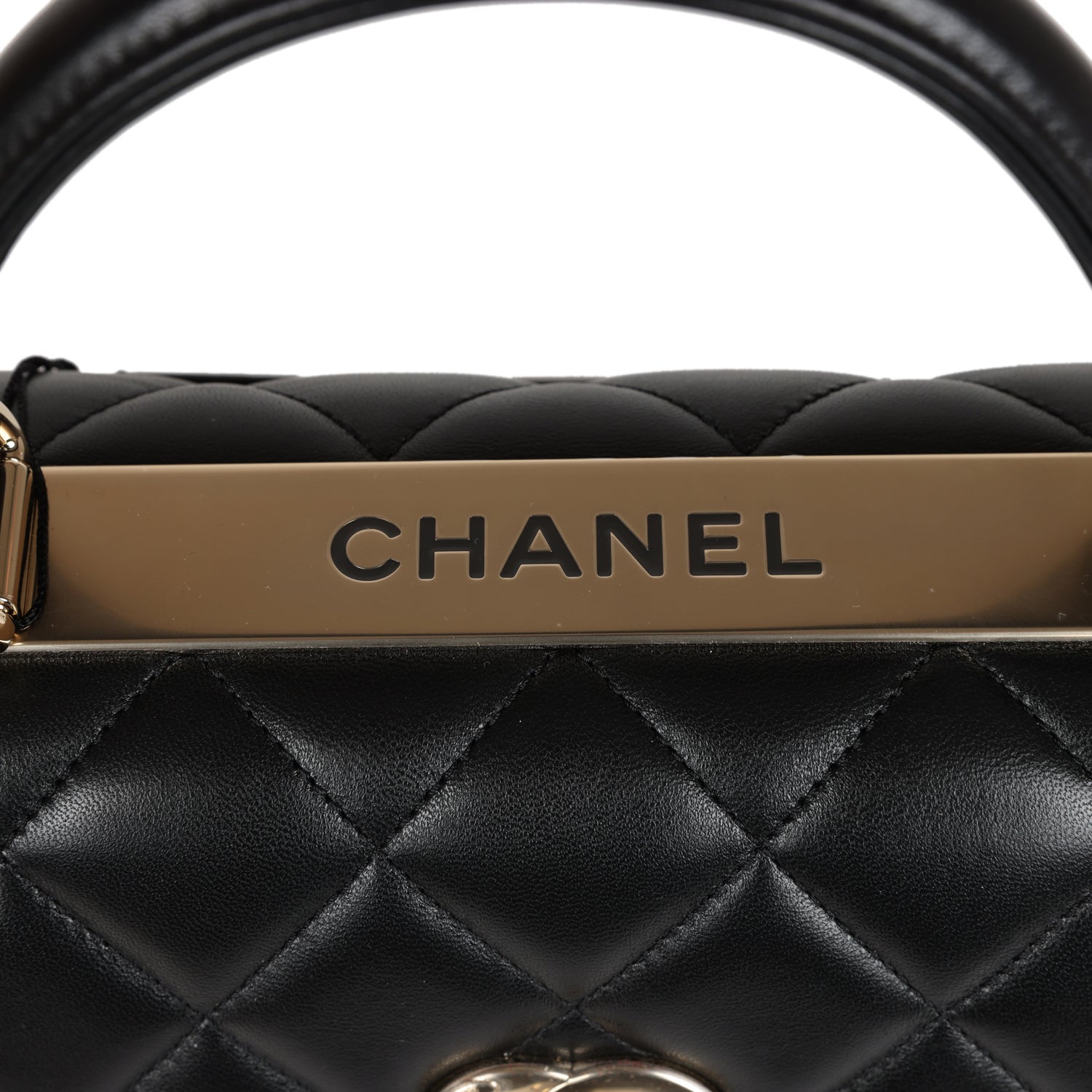 Chanel Small Trendy CC Bag Black Lambskin Gold Hardware