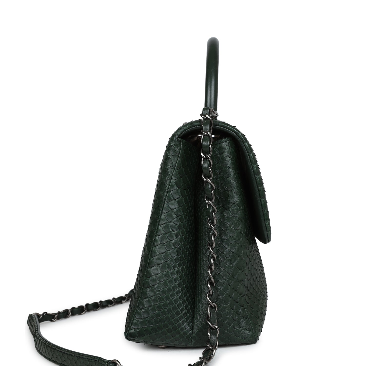 Chanel Medium Coco Handle Flap Light Pink Caviar Light Gold Hardware