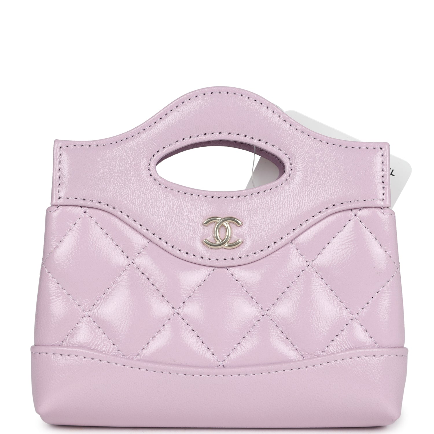 Chanel Micro 31 Shopper Light Purple Shiny Lambskin Light Gold Hardwar