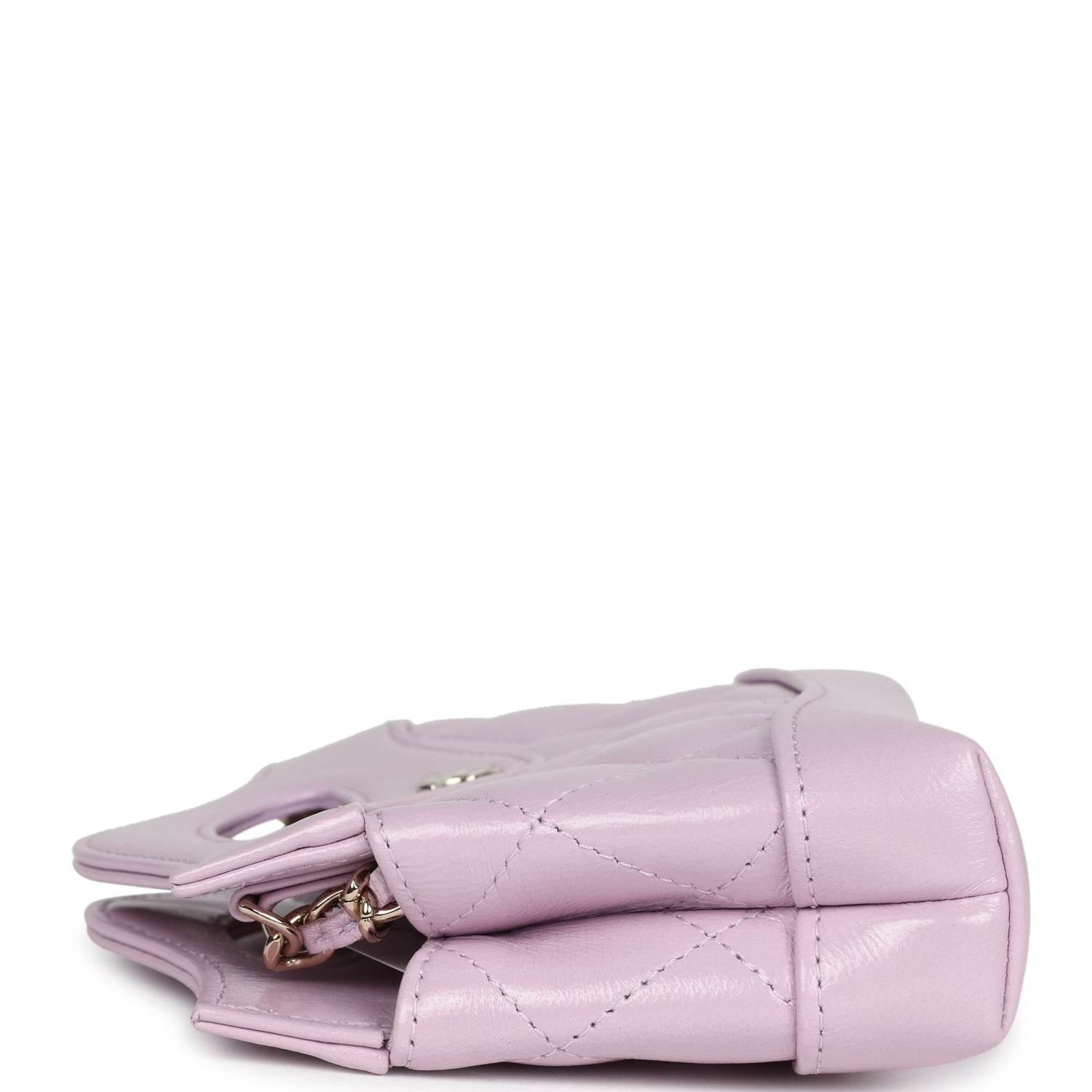 Chanel Micro 31 Shopper Light Purple Shiny Lambskin Light Gold Hardwar