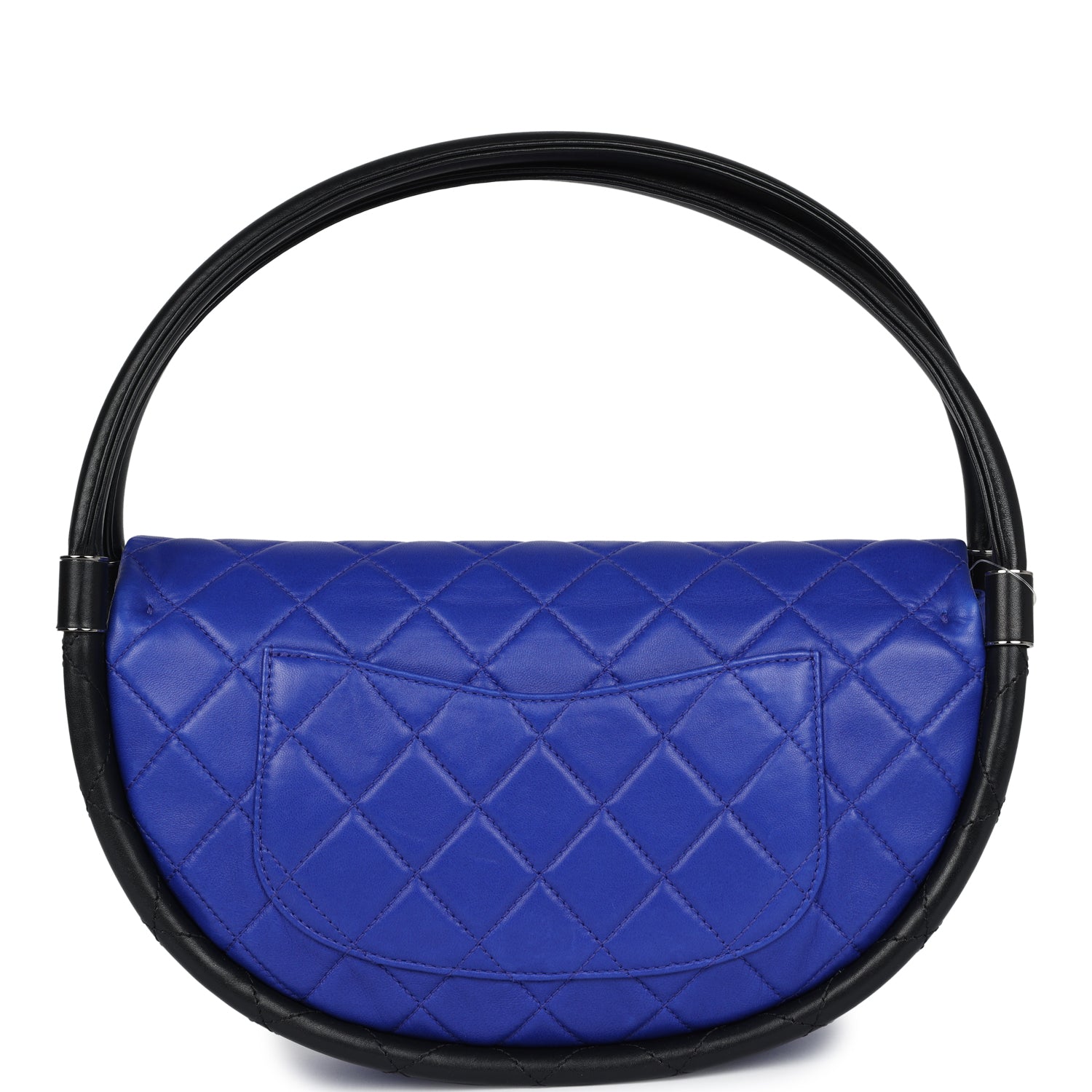 RESERVED R.E. Chanel Small Hula Hoop Bag Dark Blue and Black Lambskin