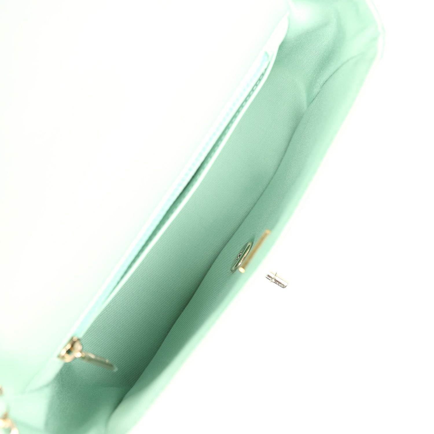 Chanel Candy Heart Mini Flap Bag Turquoise Lambskin Enamel and Light G