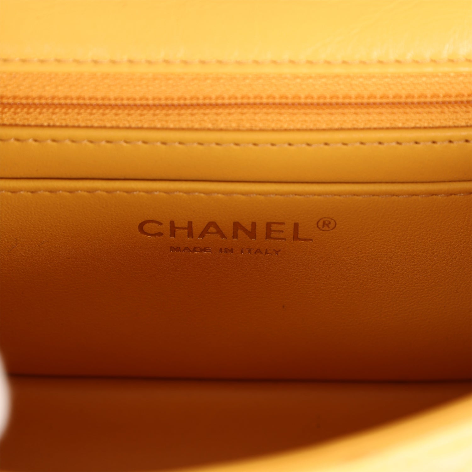 Chanel Mini Reissue 224 2.55 Flap Yellow Aged Calfskin Antique Gold Ha