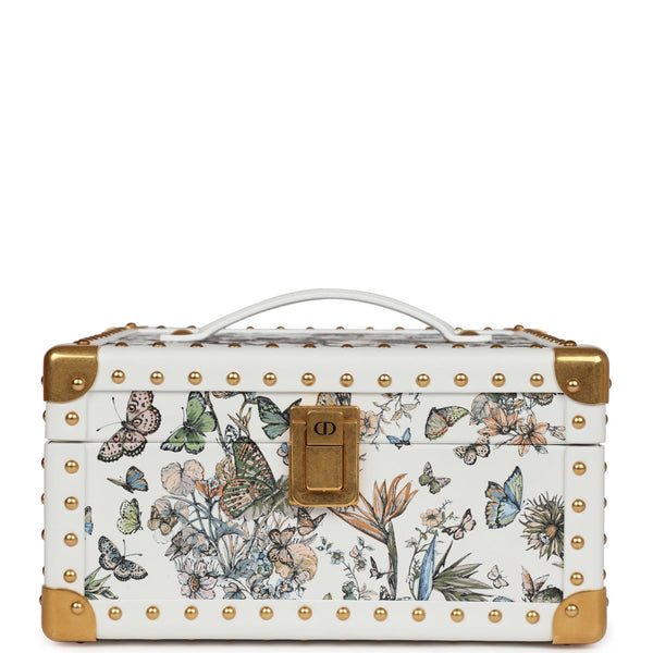 Christian Dior Micro Lady Dior with Small Trunk Multicolor Embroidered