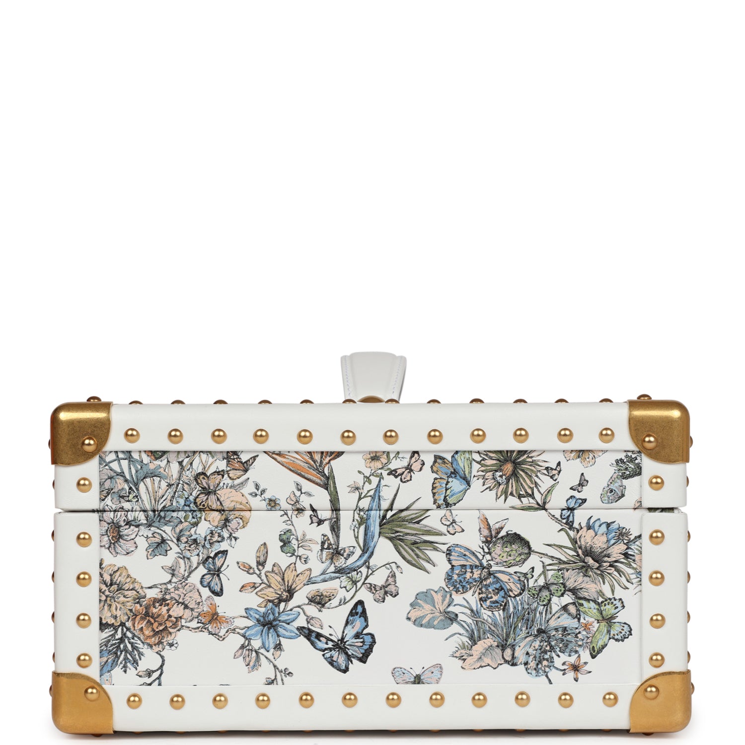 Christian Dior Micro Lady Dior with Small Trunk Multicolor Embroidered