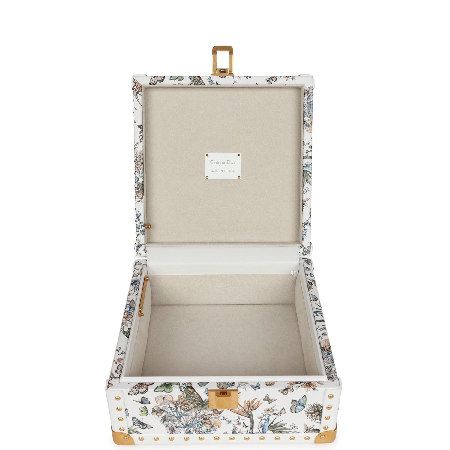 Christian Dior Micro Lady Dior with Small Trunk Multicolor Embroidered