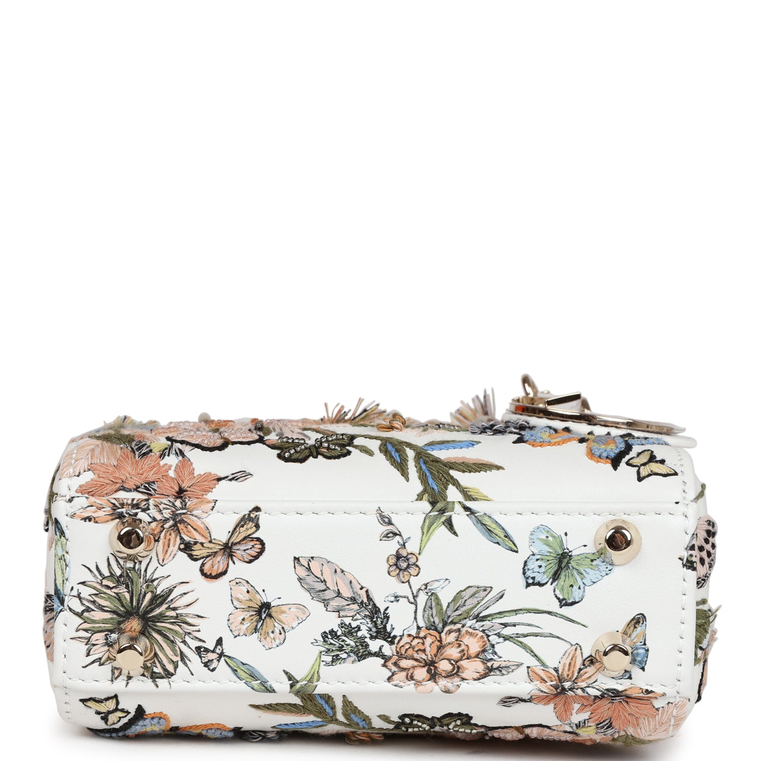 Christian Dior Micro Lady Dior with Small Trunk Multicolor Embroidered