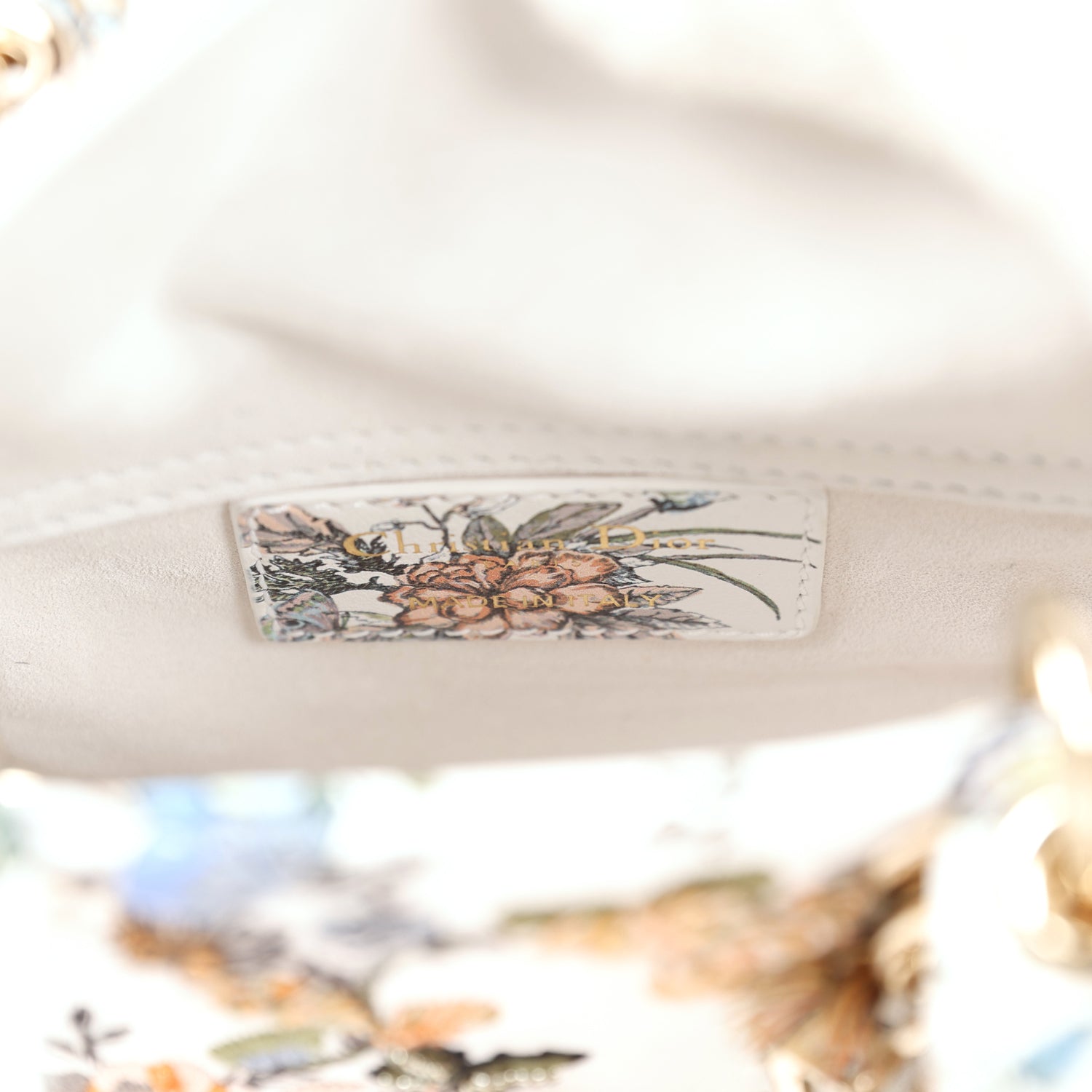 Christian Dior Micro Lady Dior with Small Trunk Multicolor Embroidered