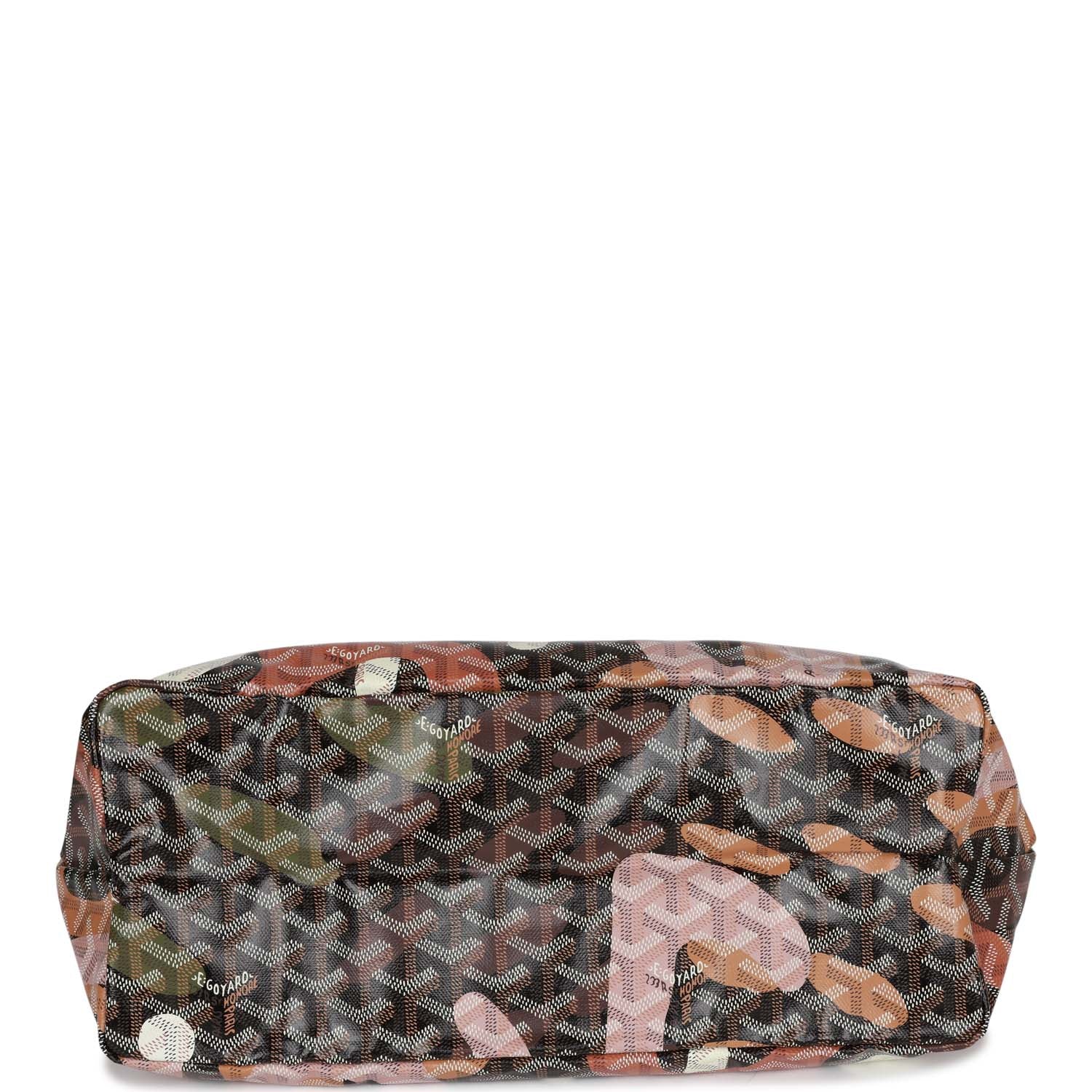 Goyard Limited Edition Black Goyardine Canvas Lettres Camouflage St. L