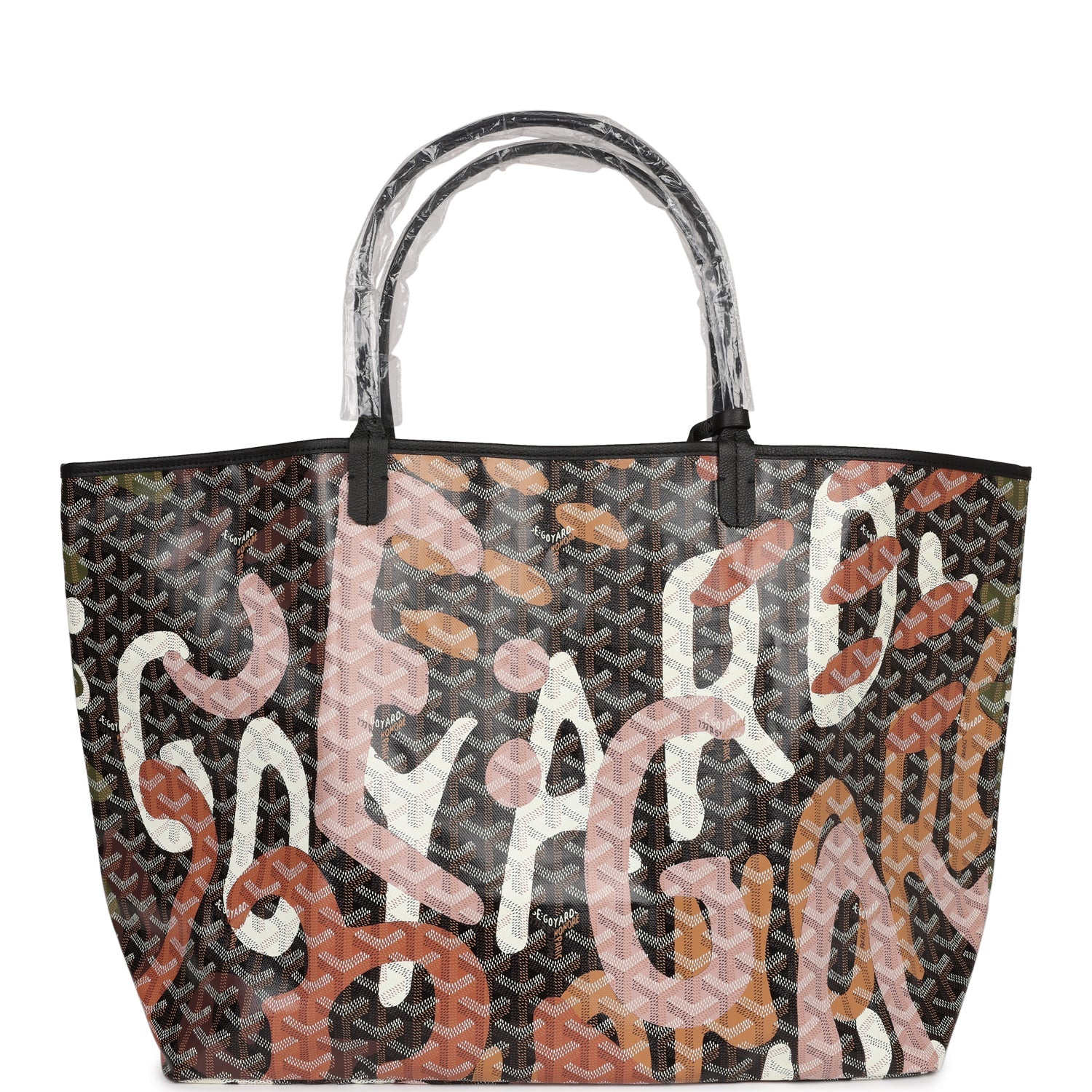 Goyard Limited Edition Black Goyardine Canvas Lettres Camouflage St. L