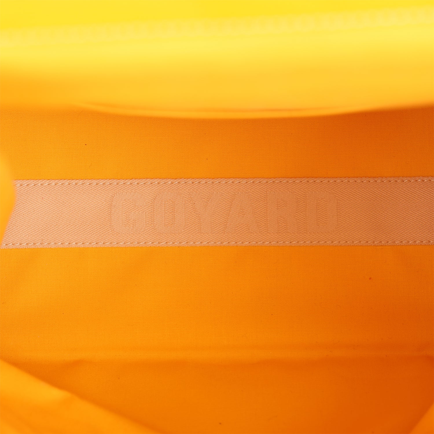 Goyard Saint Léger Backpack Yellow Goyardine Canvas Palladium Hardware