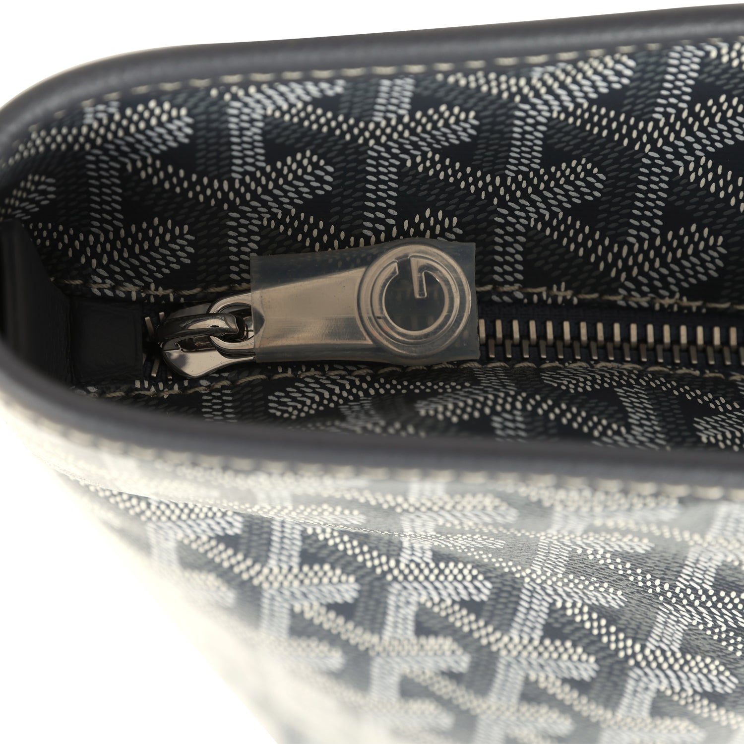 Goyard Artois Tote MM Grey Goyardine Canvas & Chevroches Calfskin Pall