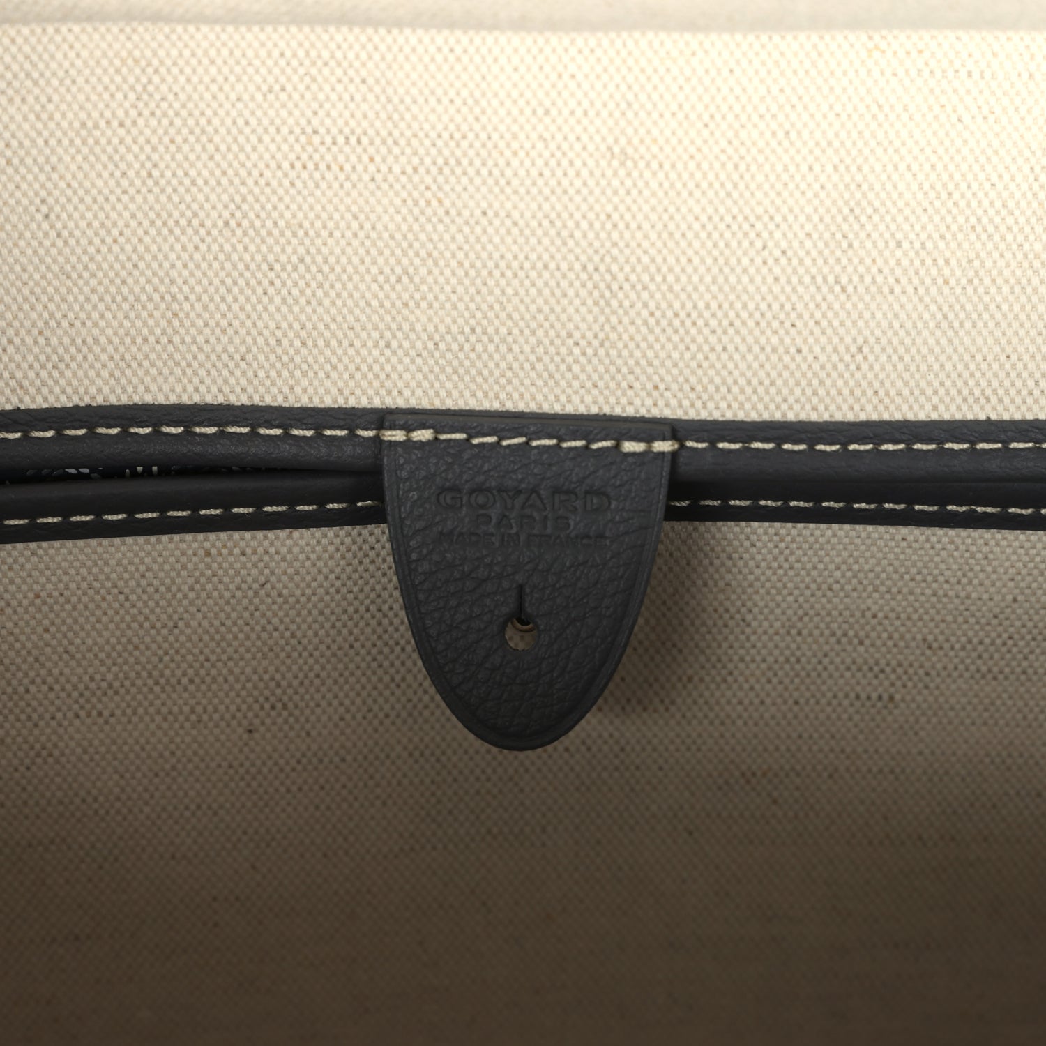 Goyard Artois Tote MM Grey Goyardine Canvas & Chevroches Calfskin Pall