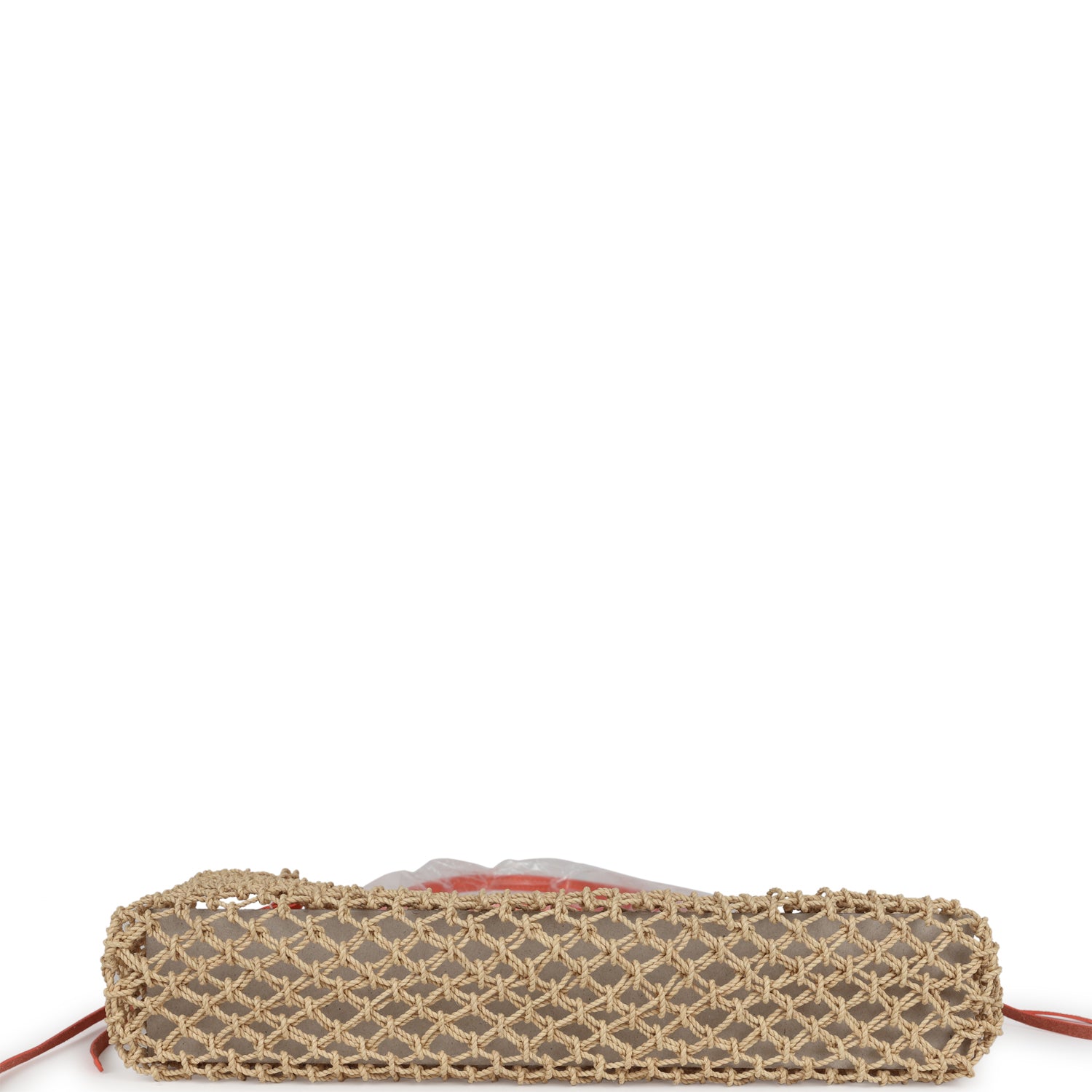 Goyard Aligre Bag Raffia Net with Coral Coated Canvas and Decize Tauri