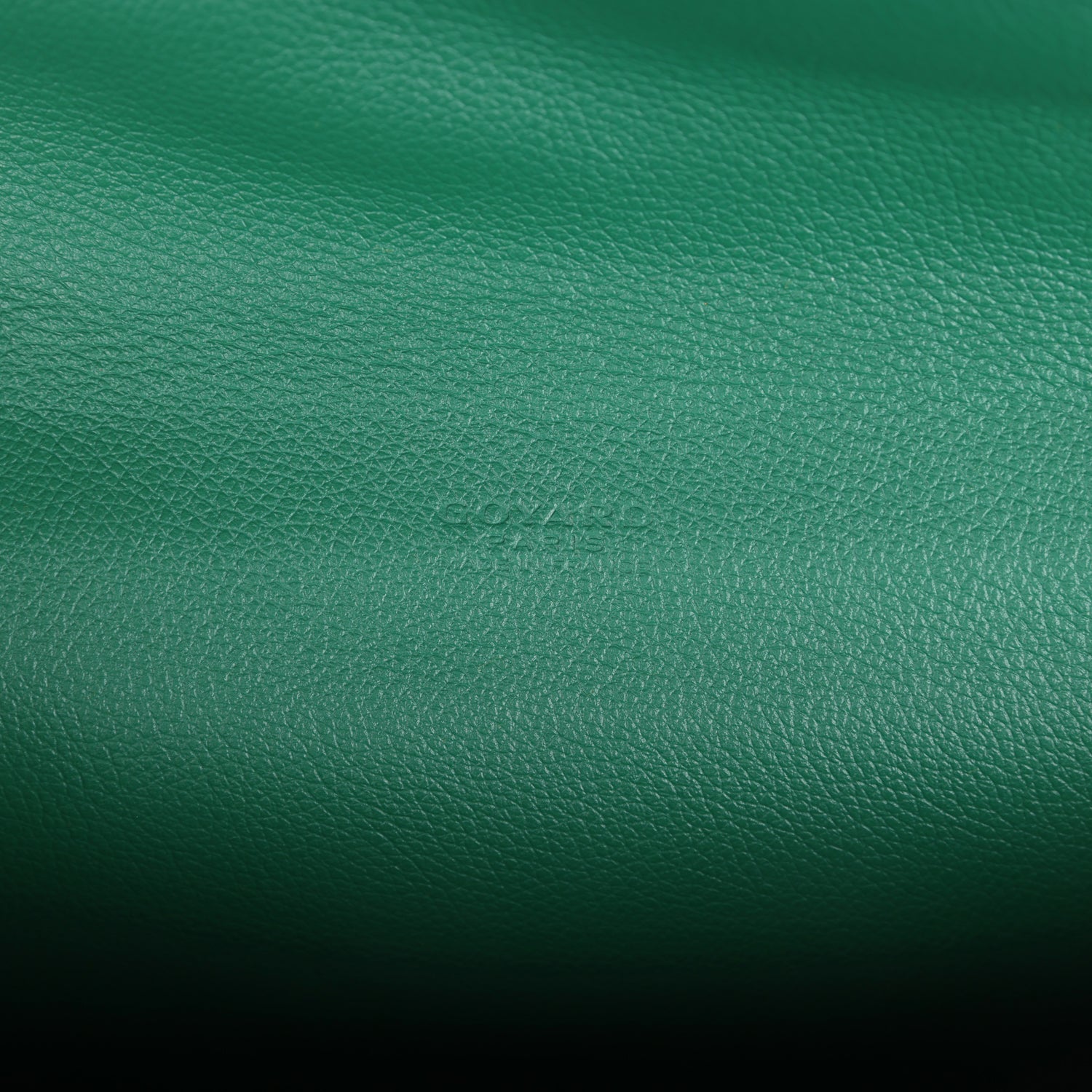 Goyard Goyardine Green Chypre Wallet-Pouch Palladium Hardware