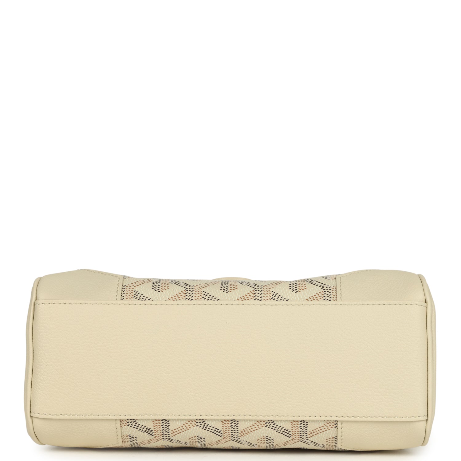Goyard Goyardine Canvas Sand Soft Saigon Mini Palladium Hardware
