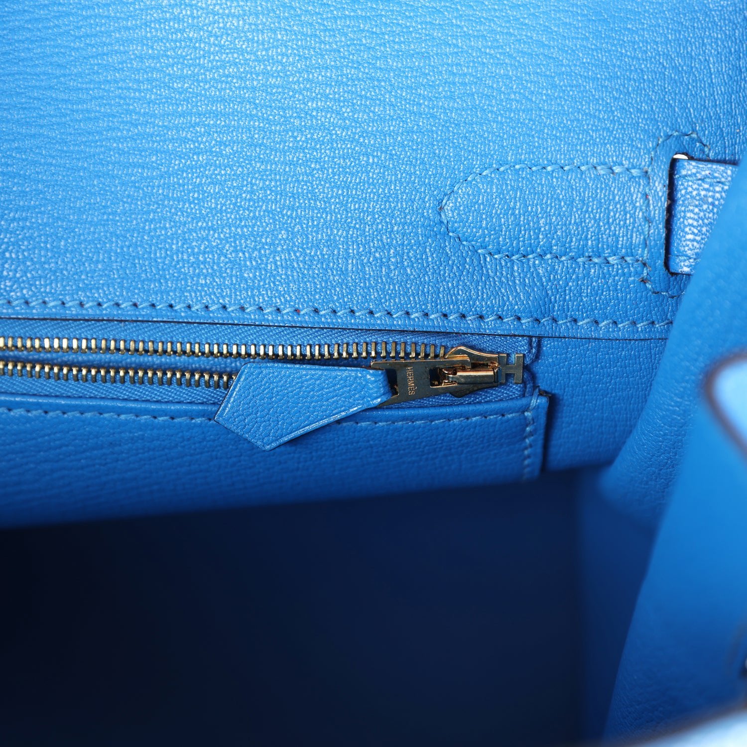 Custom Camouflage Swarovski Crystal Hermes Birkin 30 Bleu Hydra Chevre