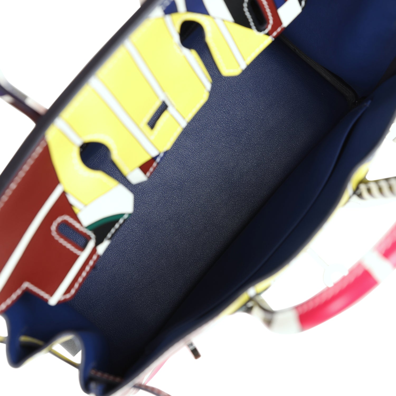 Hermes "One Two Three and Away We Go" Birkin 25 Multicolor Swift Palla