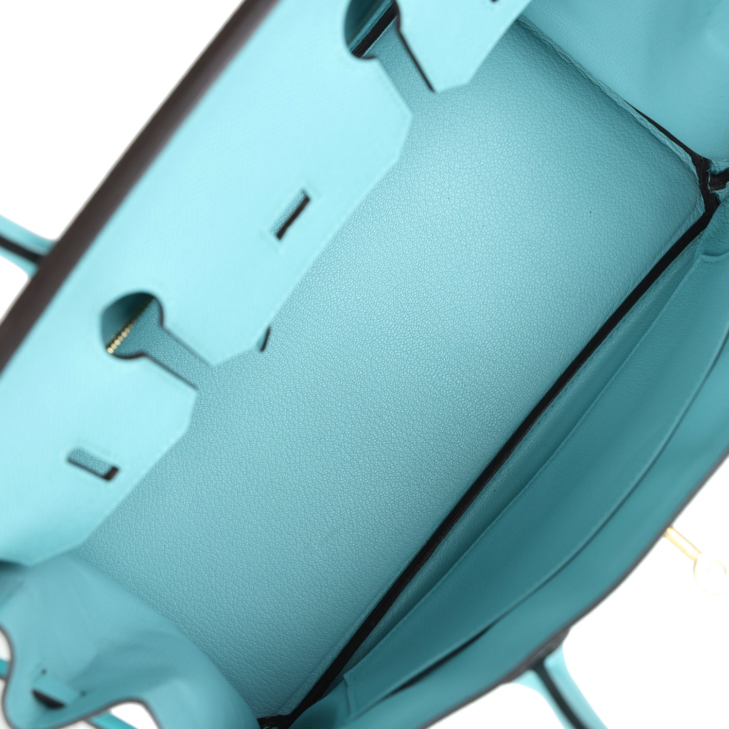 Hermes Birkin 30 Bleu Atoll Epsom Gold Hardware