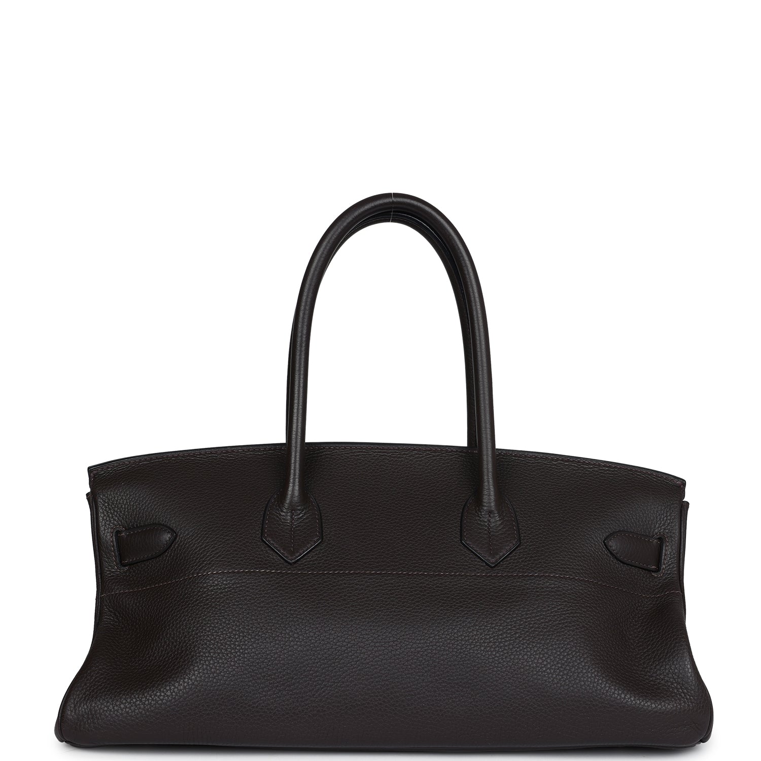 Pre-owned Hermes Shoulder Birkin 42 JPG Chocolate Clemence Palladium H