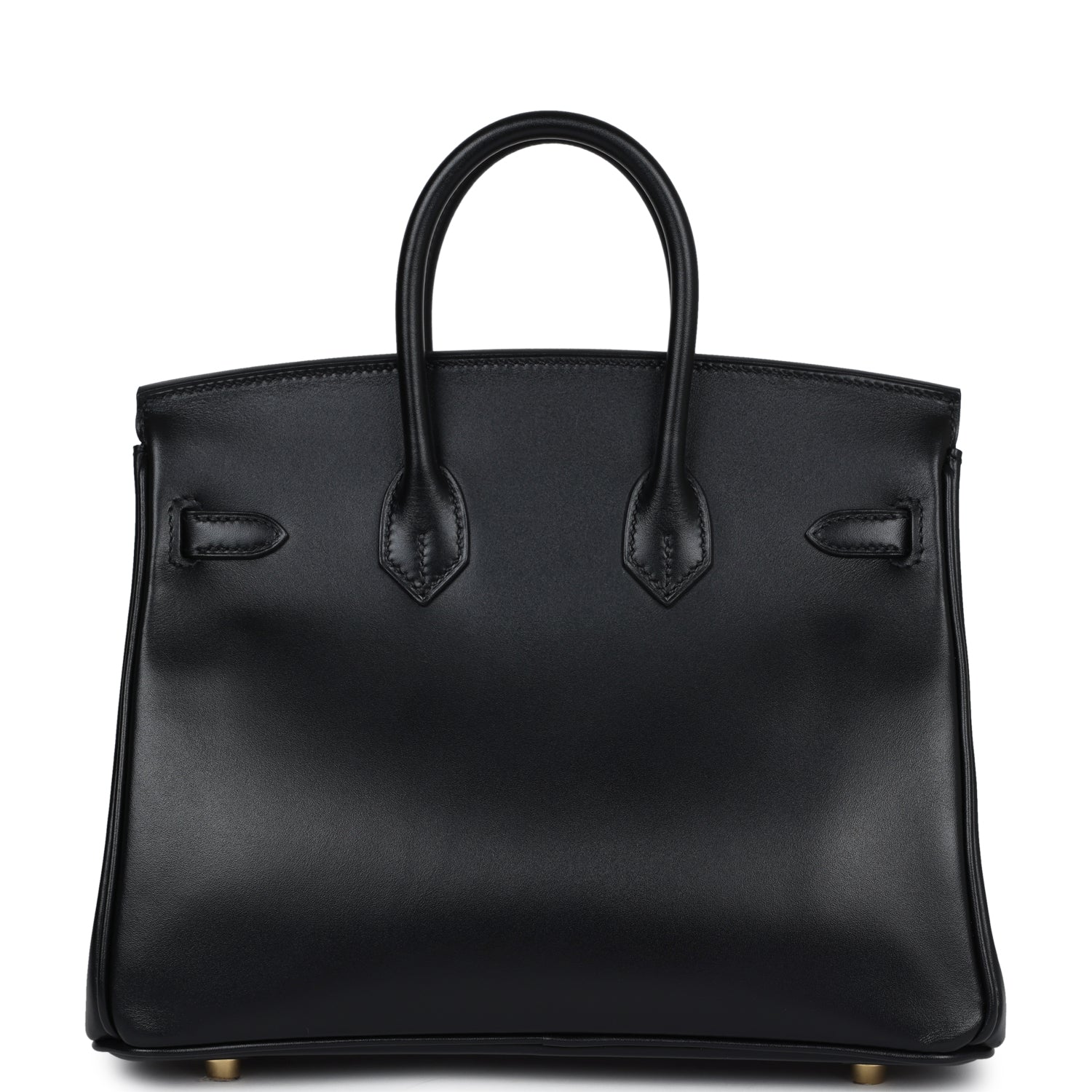 Hermes Birkin 25 Black Box Gold Hardware