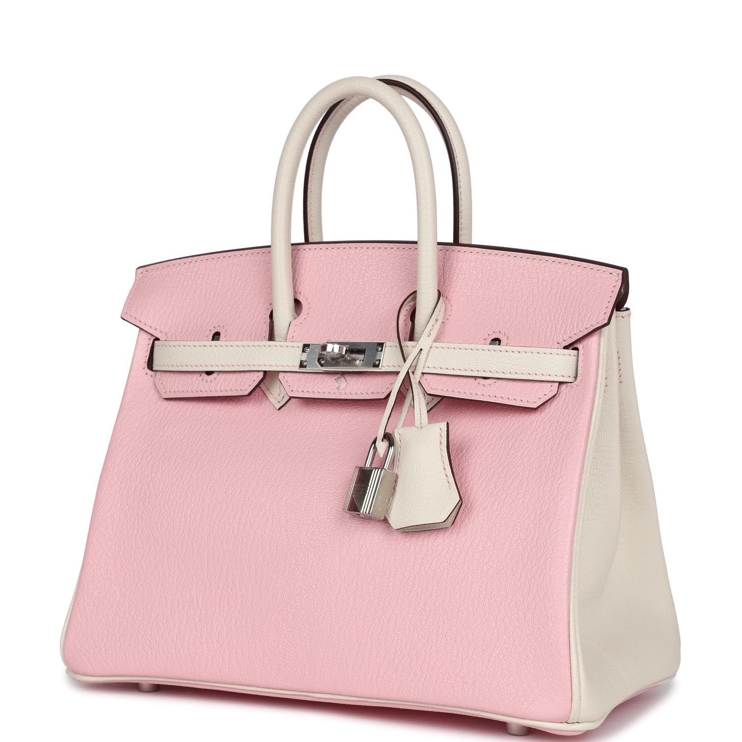 Hermes Special Order (HSS) Birkin 25 Rose Sakura and Nata Chevre Brush