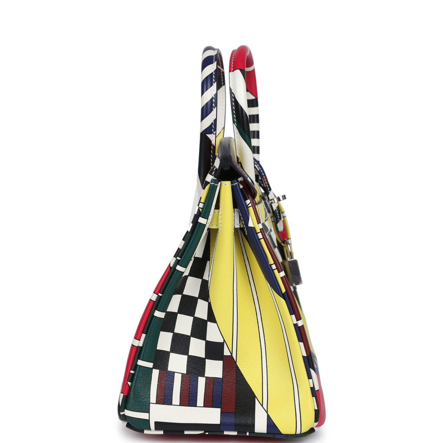 Hermes "One Two Three and Away We Go" Birkin 25 Multicolor Swift Palla