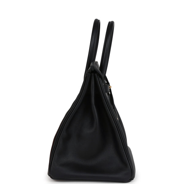Hermes Birkin 35 Black Jonathan Gold Hardware
