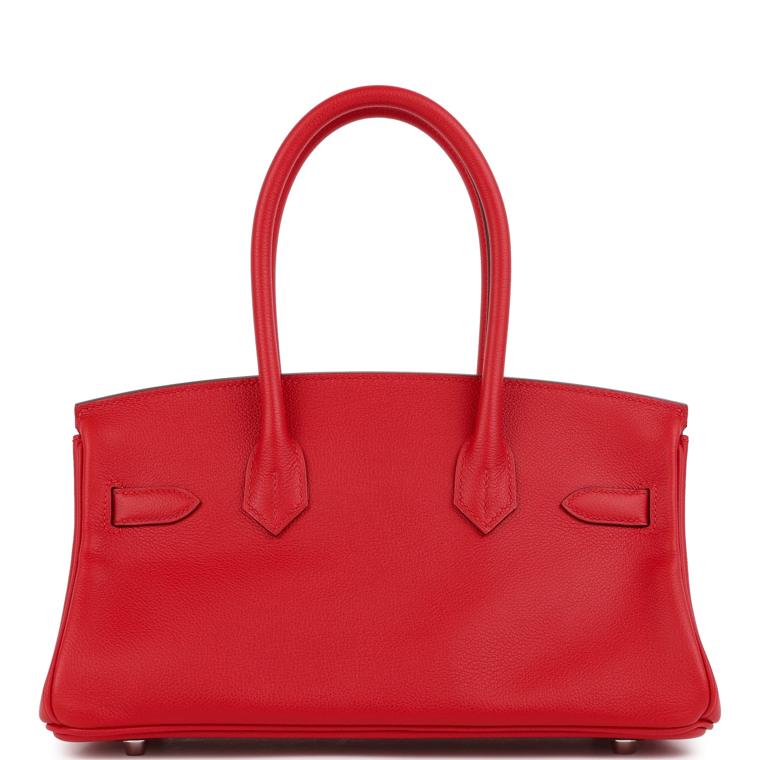 Hermes Shoulder Birkin Light 29 Rouge Radieux Evercolor Palladium Hard