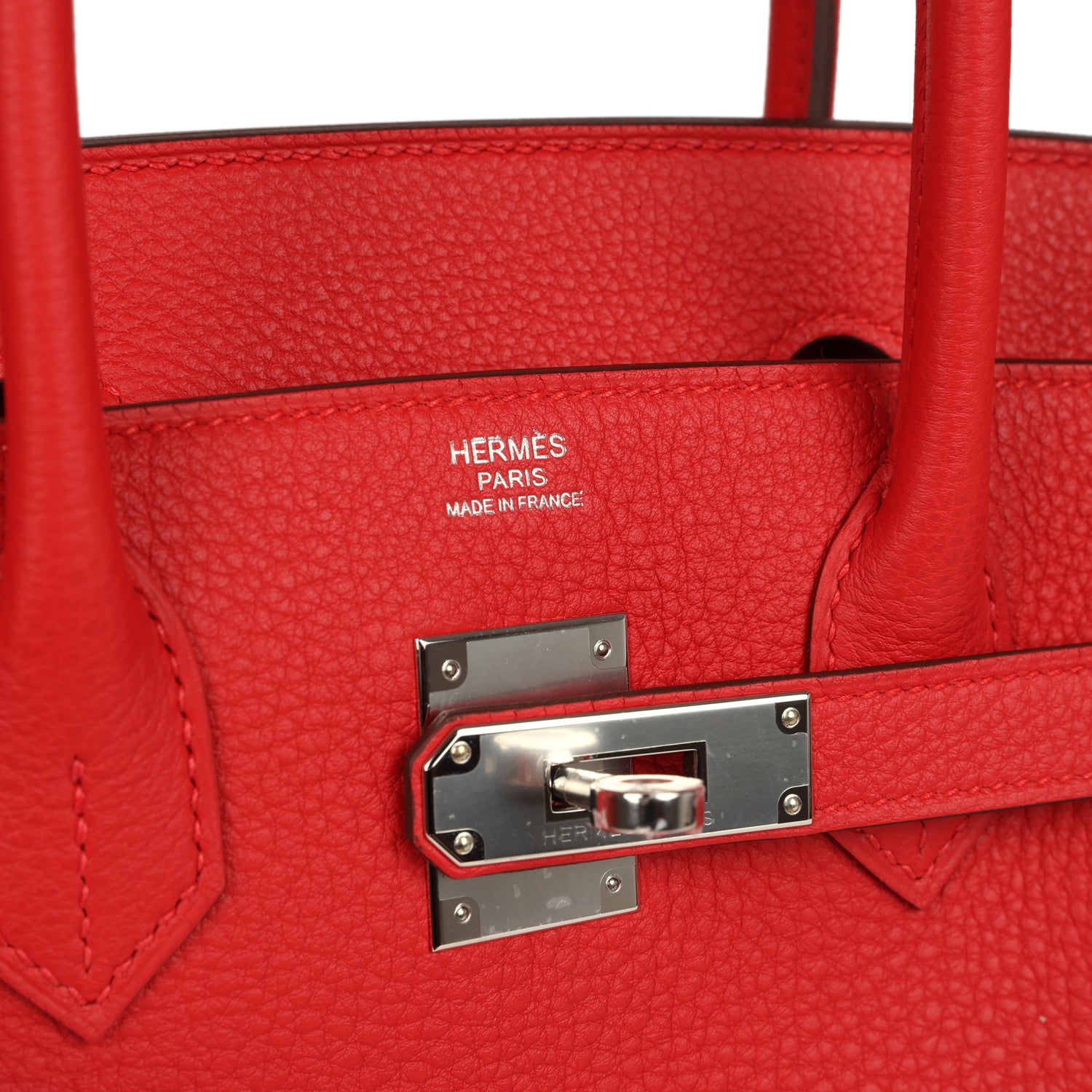 Hermes Birkin 30 Rouge Radieux Togo Palladium Hardware