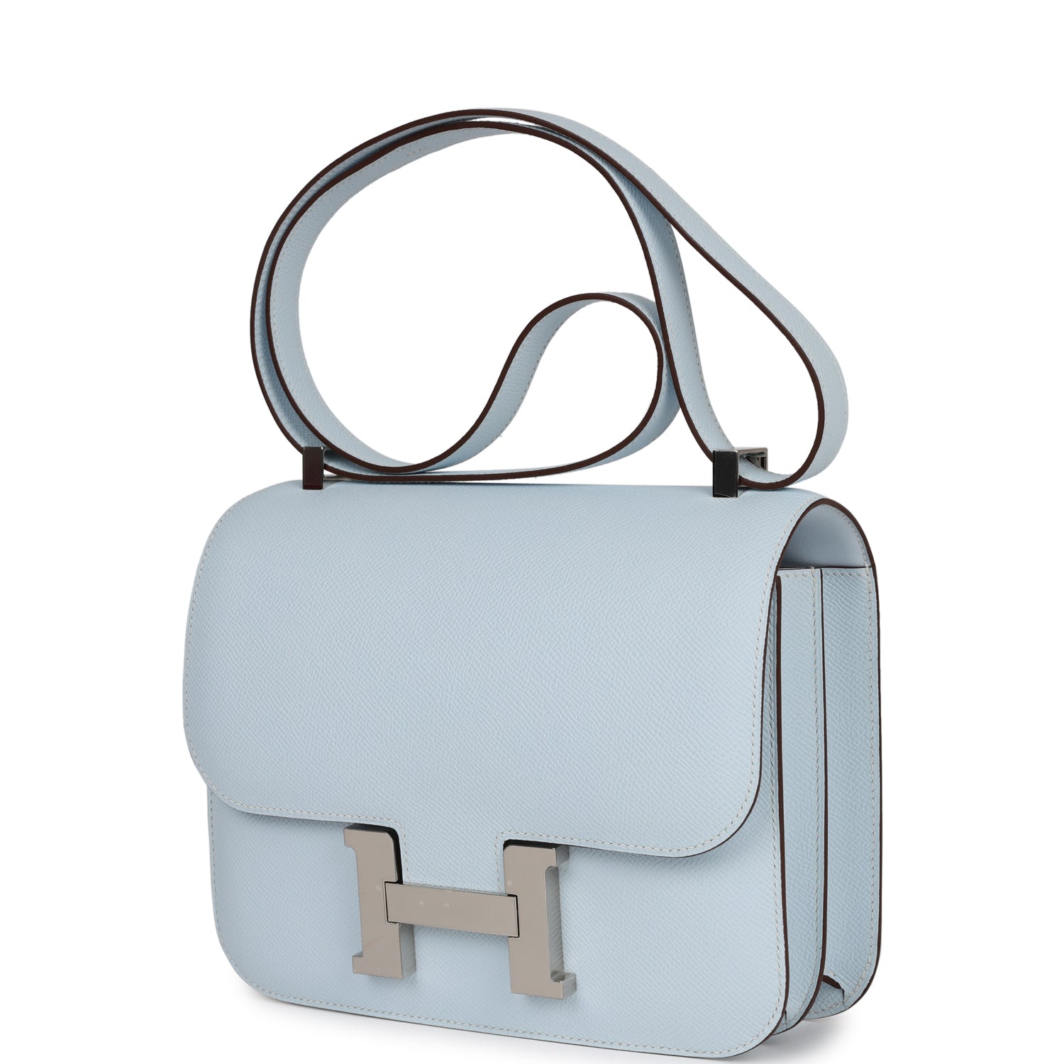 Hermes Constance 24 Bleu Brume Epsom Palladium Hardware