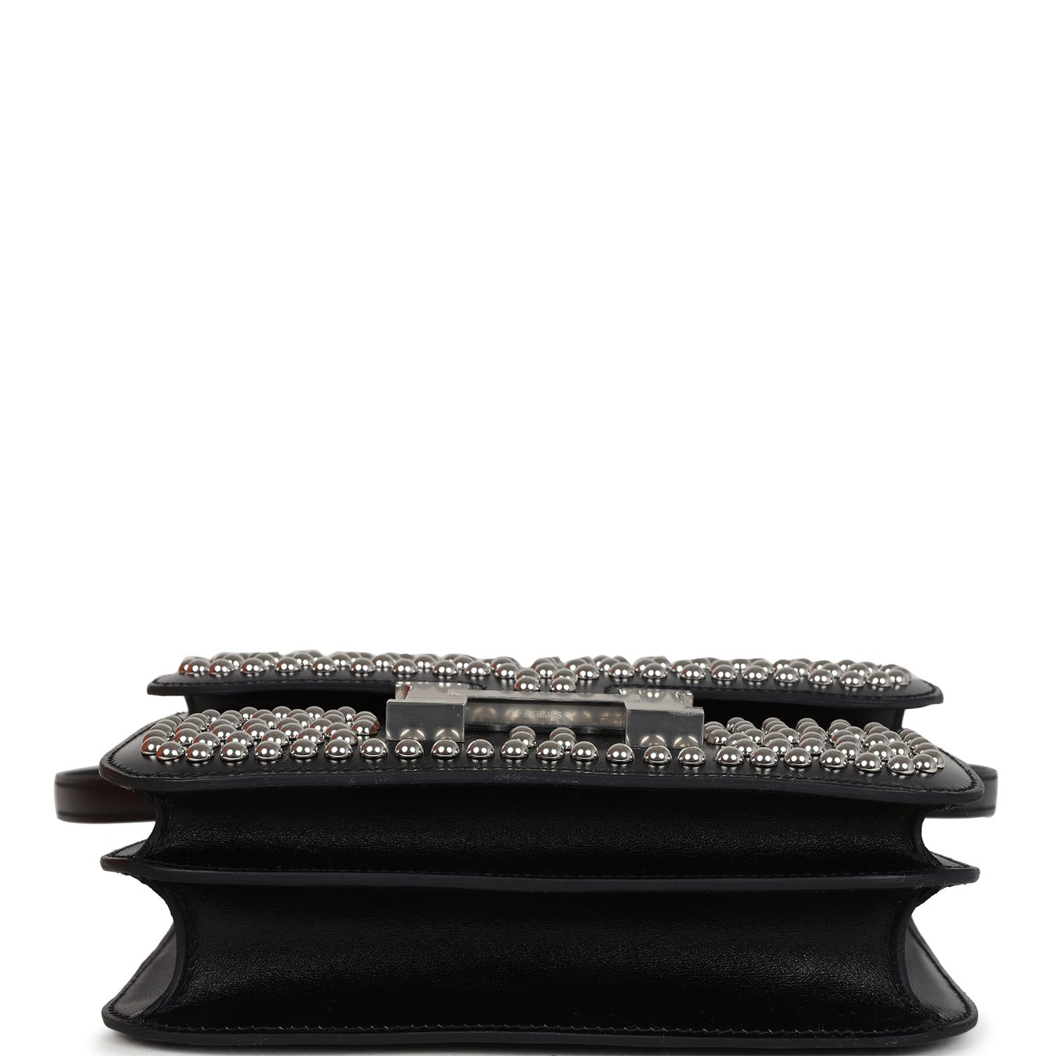Hermes Constance 18 Clouté Black Box Palladium Hardware