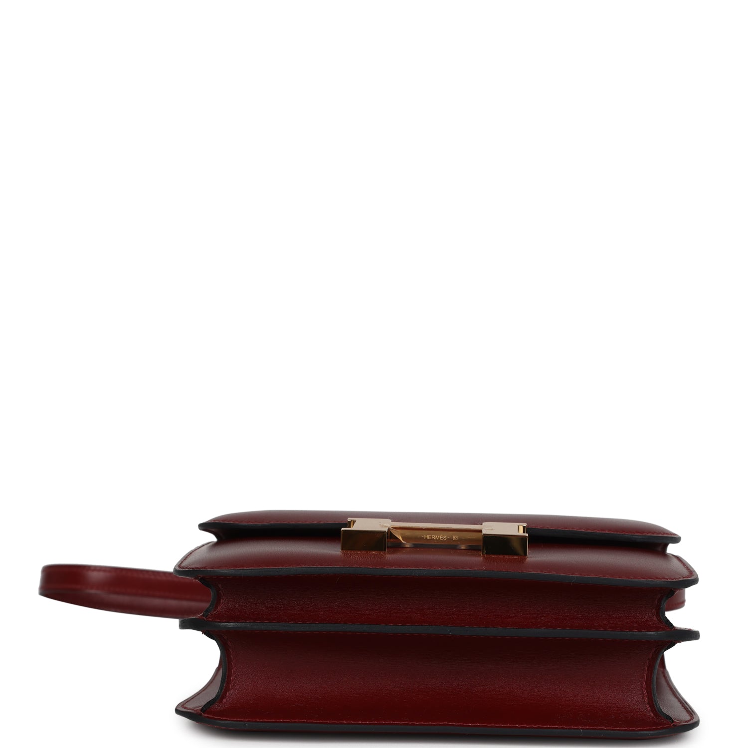 Hermes Constance 1-18 Rouge H Box Gold Hardware
