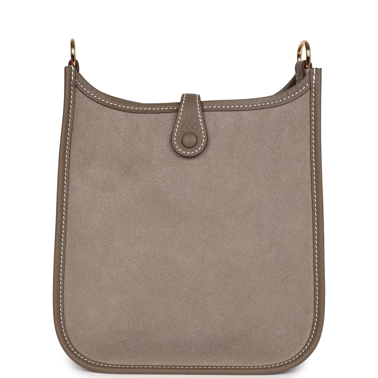 Hermes Evelyne TPM Gris Caillou Grizzly and Etoupe Clemence Gold Hardw
