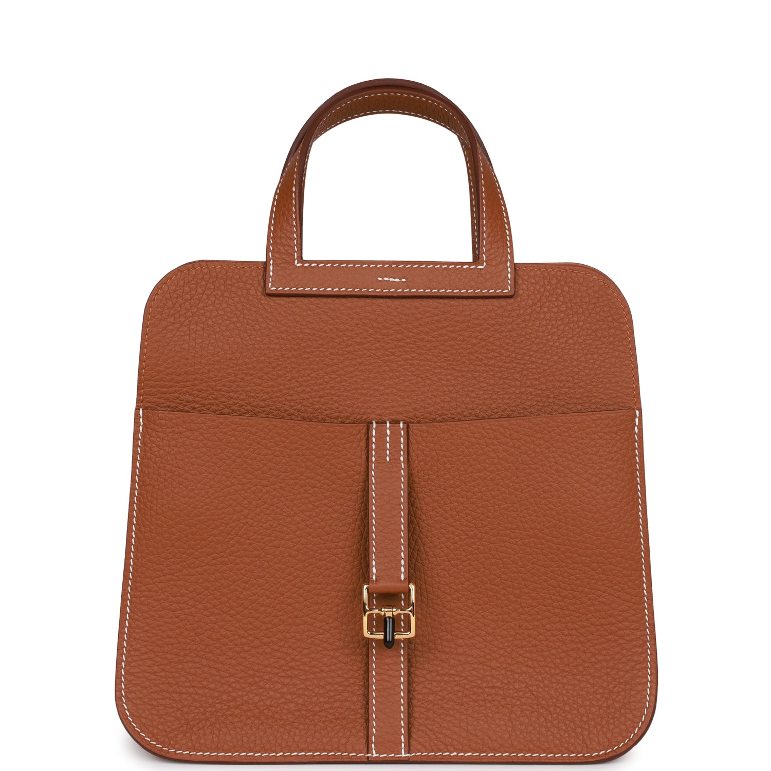 Hermes Halzan 25 Gold Clemence Gold Hardware – Madison Avenue Couture