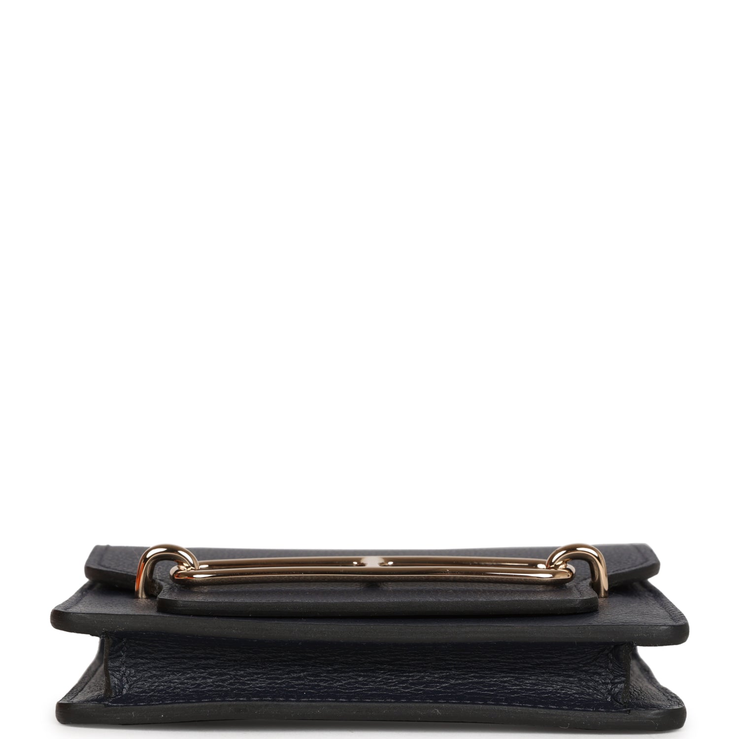 Hermes Roulis Slim Wallet Bleu Nuit Evercolor Permabrass Hardware