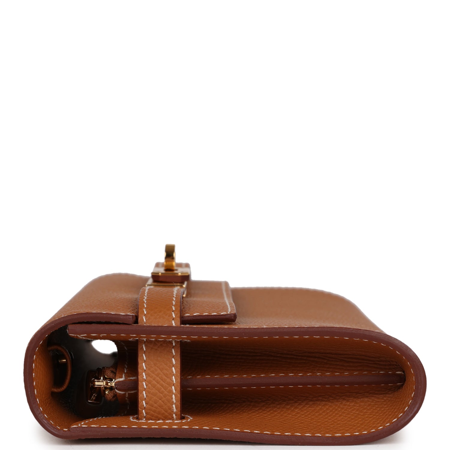 Hermes Kelly Wallet To Go Gold Epsom Gold Hardware