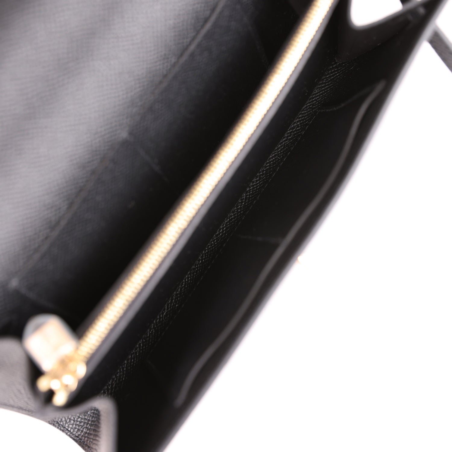 Hermes Kelly Wallet To Go Black Epsom Gold Hardware