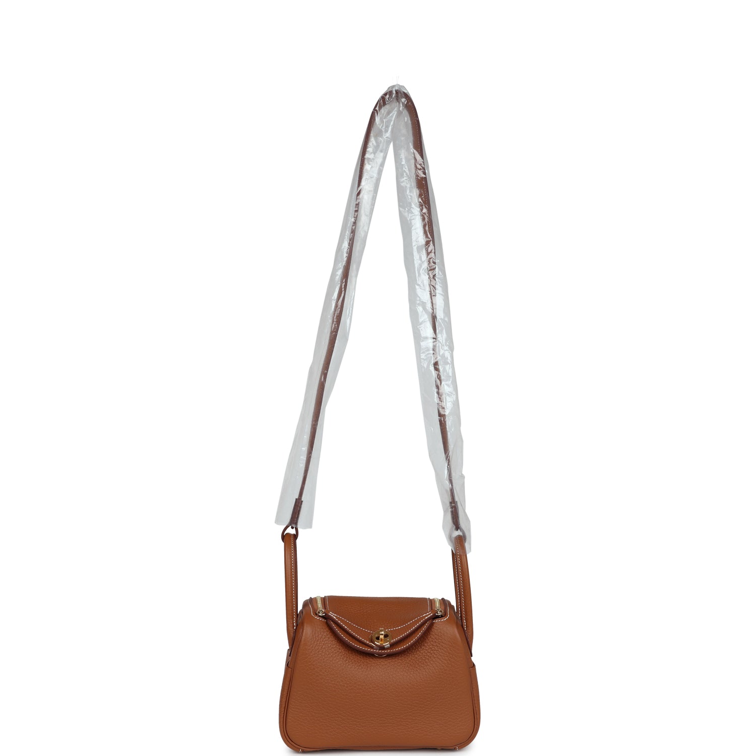 Hermes Mini Lindy Gold Clemence Gold Hardware