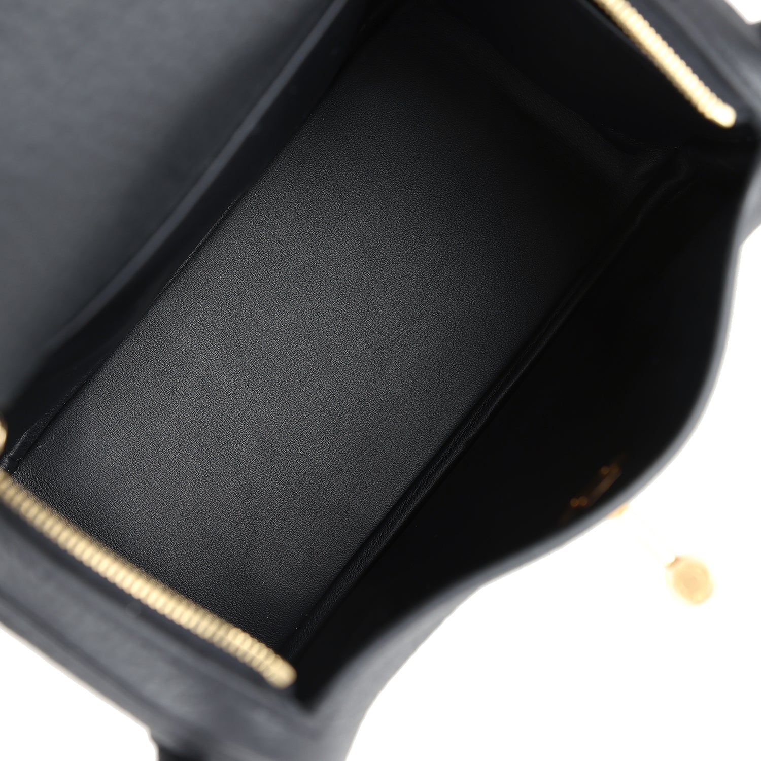 Hermes Mini Lindy II Black Clemence Gold Hardware