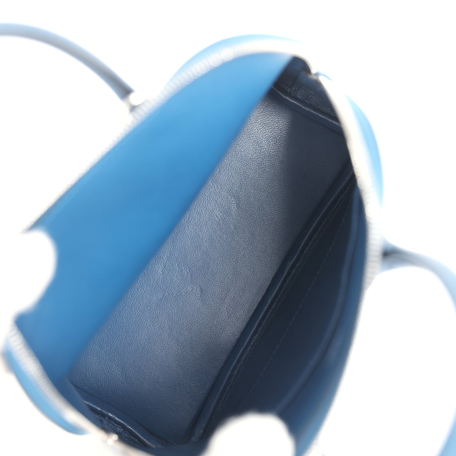 Hermes Mini 1923 Bolide Deep Bleu Chevre Chamkila Palladium Hardware