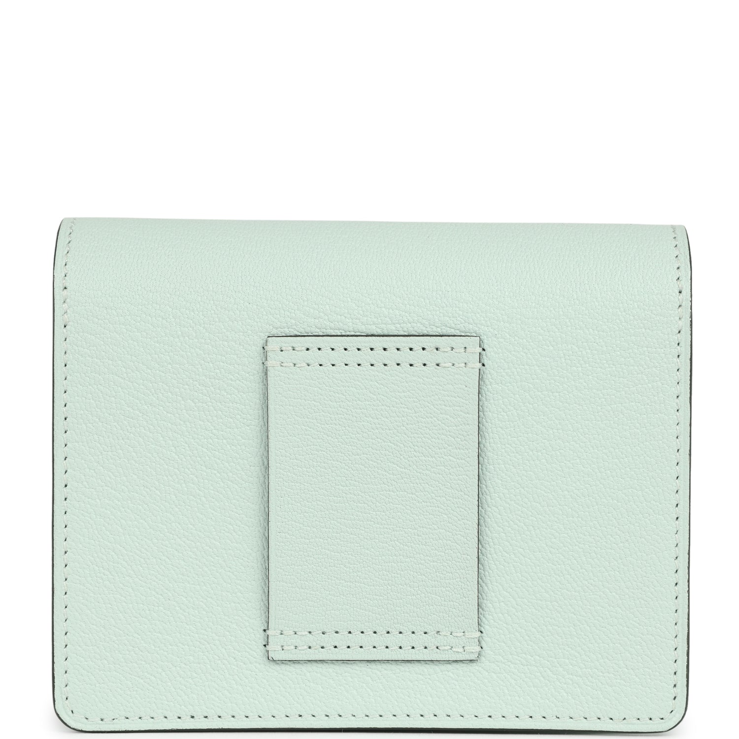 Hermes Roulis Slim Wallet Vert Fizz Chevre Palladium Hardware