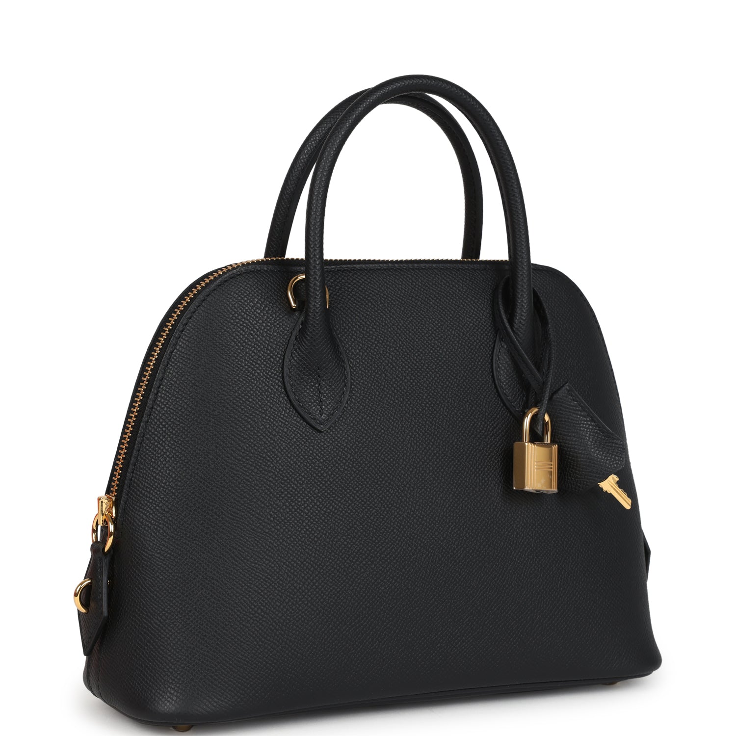 Hermes 1923 Bolide 25 Black Epsom Gold Hardware