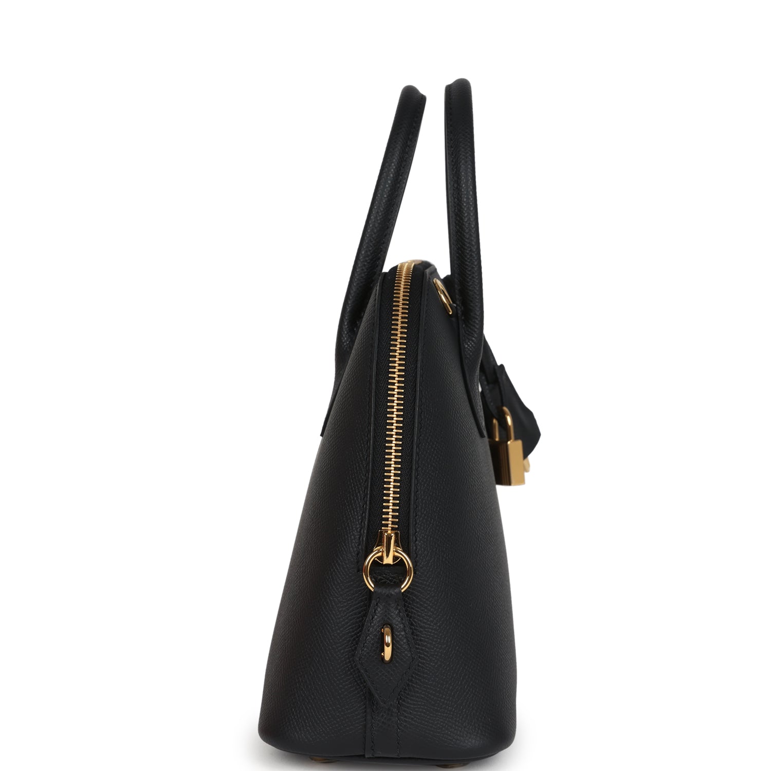 Hermes 1923 Bolide 25 Black Epsom Gold Hardware