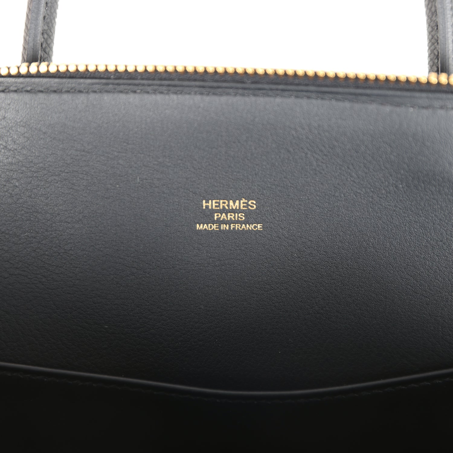 Hermes 1923 Bolide 25 Black Epsom Gold Hardware