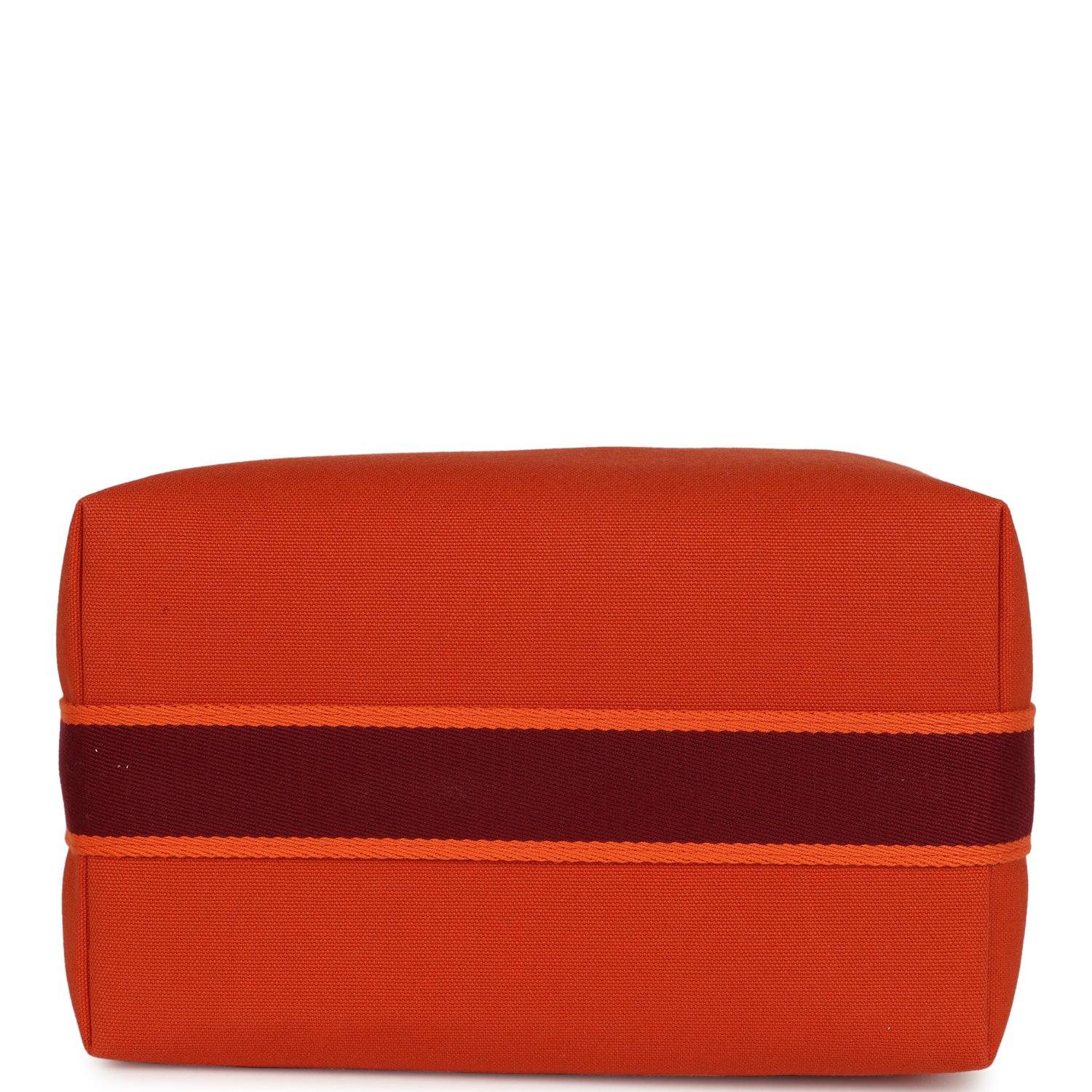 Hermes Bride A Brac GM Feu Canvas Palladium Hardware