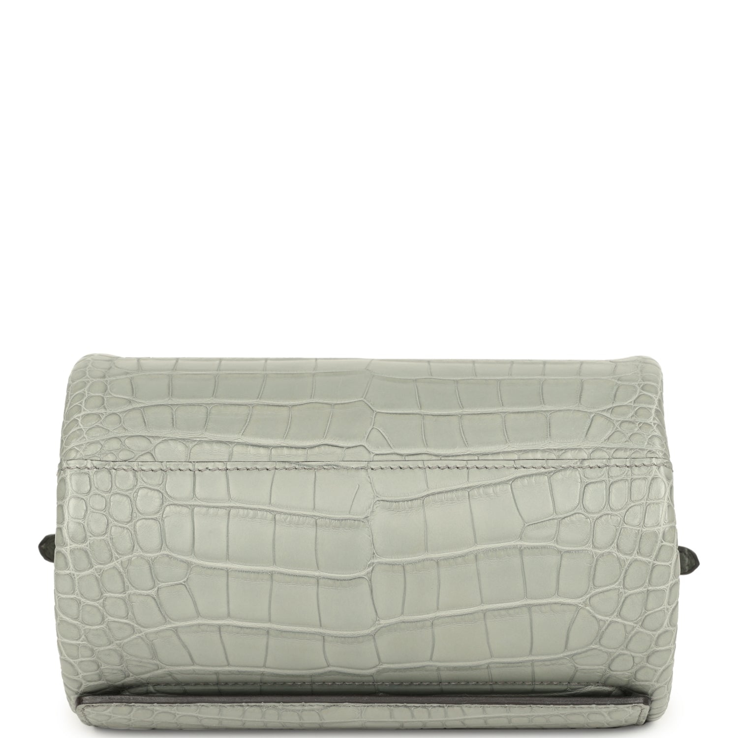 Hermes Maximors II Bag Gris Ciment Matte Alligator Permabrass Hardware ...