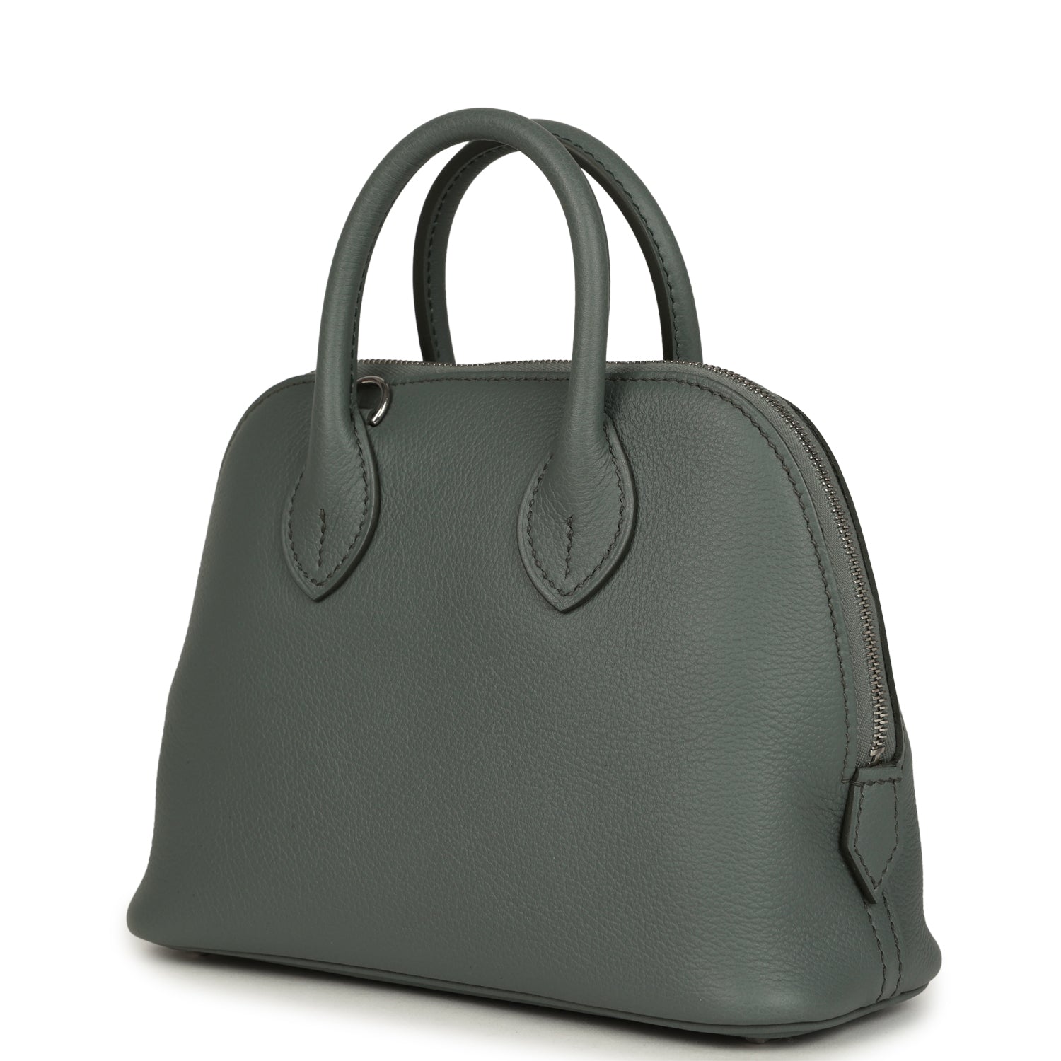 Hermes 1923 Bolide Mini Vert Amande Evercolor Palladium Hardware