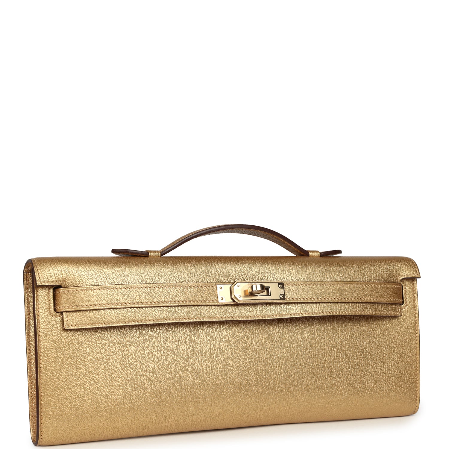 Hermes Kelly Cut Dore Chevre Chamkilight Permabrass Hardware – New ...